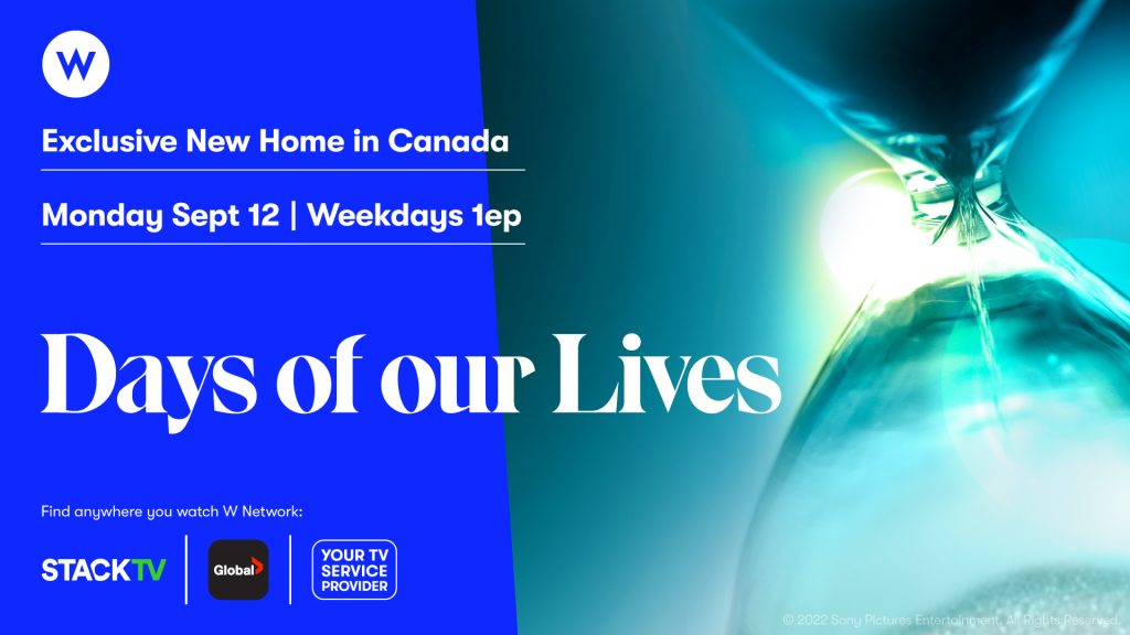EMMY® AWARD-WINNING DAYTIME DRAMA SERIES, DAYS OF OUR LIVES, FINDS ITS NEW CANADIAN HOME ...