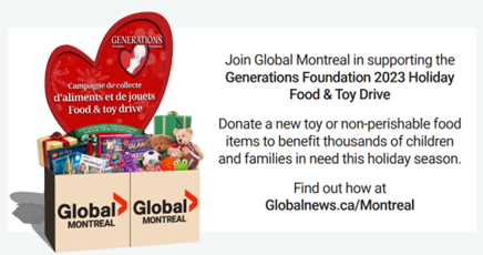 GLOBAL NEWS AND CORUS RADIO STATIONS IN EASTERN CANADA GIVE BACK THIS ...